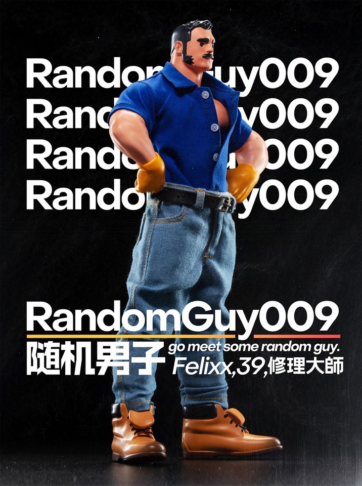 RandomGuy 009 Felixx Collection Painted Model Statue Pu H20cm IN STOCK | eBay