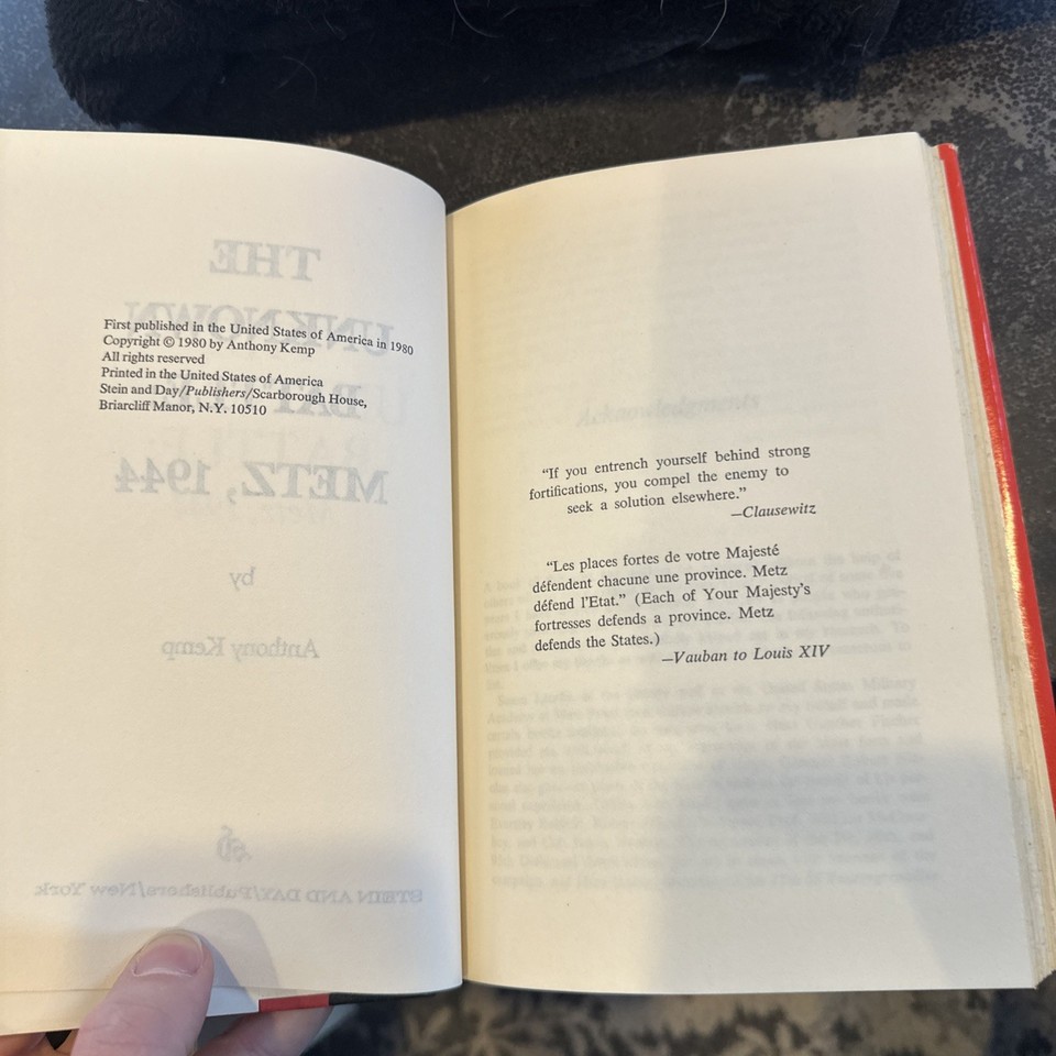 THE UNKNOWN BATTLE : METZ, ANTHONY KEMP 1981 FIRST W/ DJ | eBay