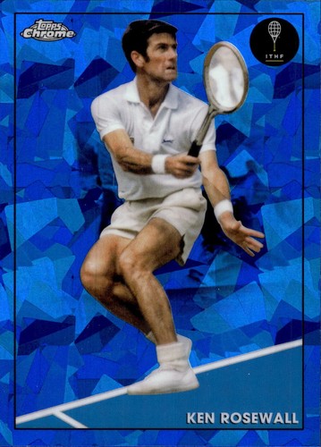 2021 Topps Chrome Sapphire Tennis Ken Rosewall Blue Sapphire Parallel ...