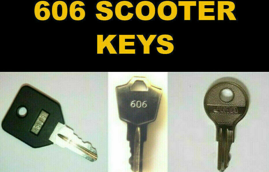 606 KEYS FOR RASCAL LITEWAY 600 VEGAS ROMA PARTNER 309LE 329LE MOBILITY ...