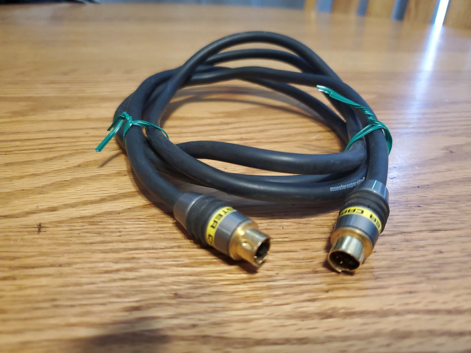 TESTED (1) 5FT Monster Cable MVSV2 Gold Plated S-Video Cable HI-DEF DVD ...