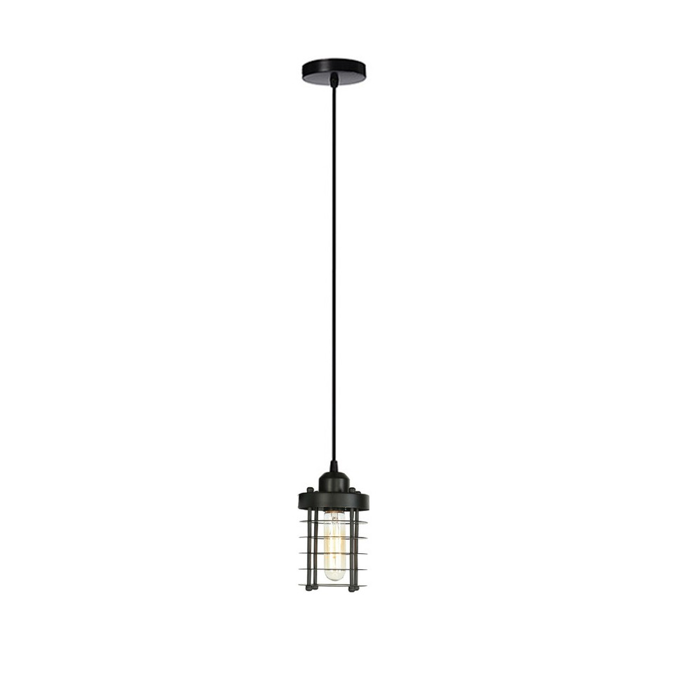 Industrial Fitting Cage Ceiling Pendant Light Retro Loft Style Lamp ...
