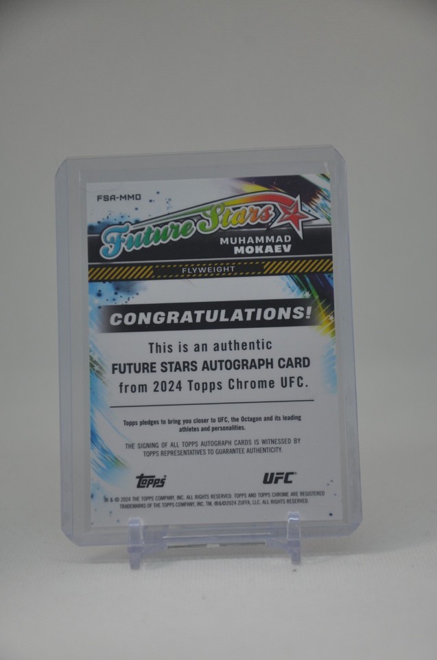 2024 Topps Chrome UFC - Future Stars Autographs #FSA-MMO Muhammad ...