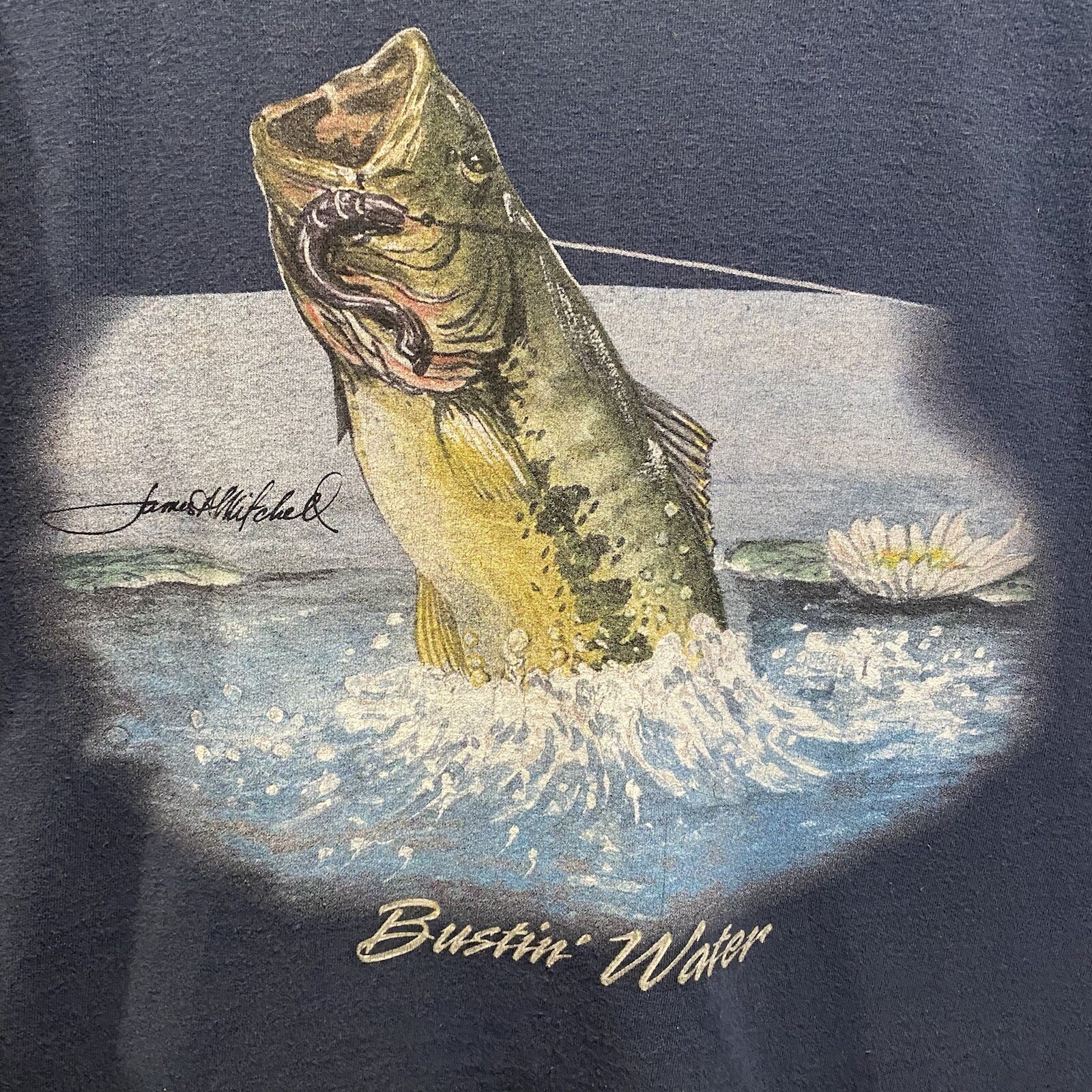 Bass Pro Shops James Mitchell Bass Fishing Graphic Ts… - Gem