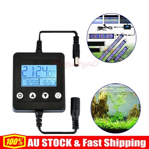 NEW Fish Tank Controller Dimmer Timer LED Aquarium Light Full Spectrum ...