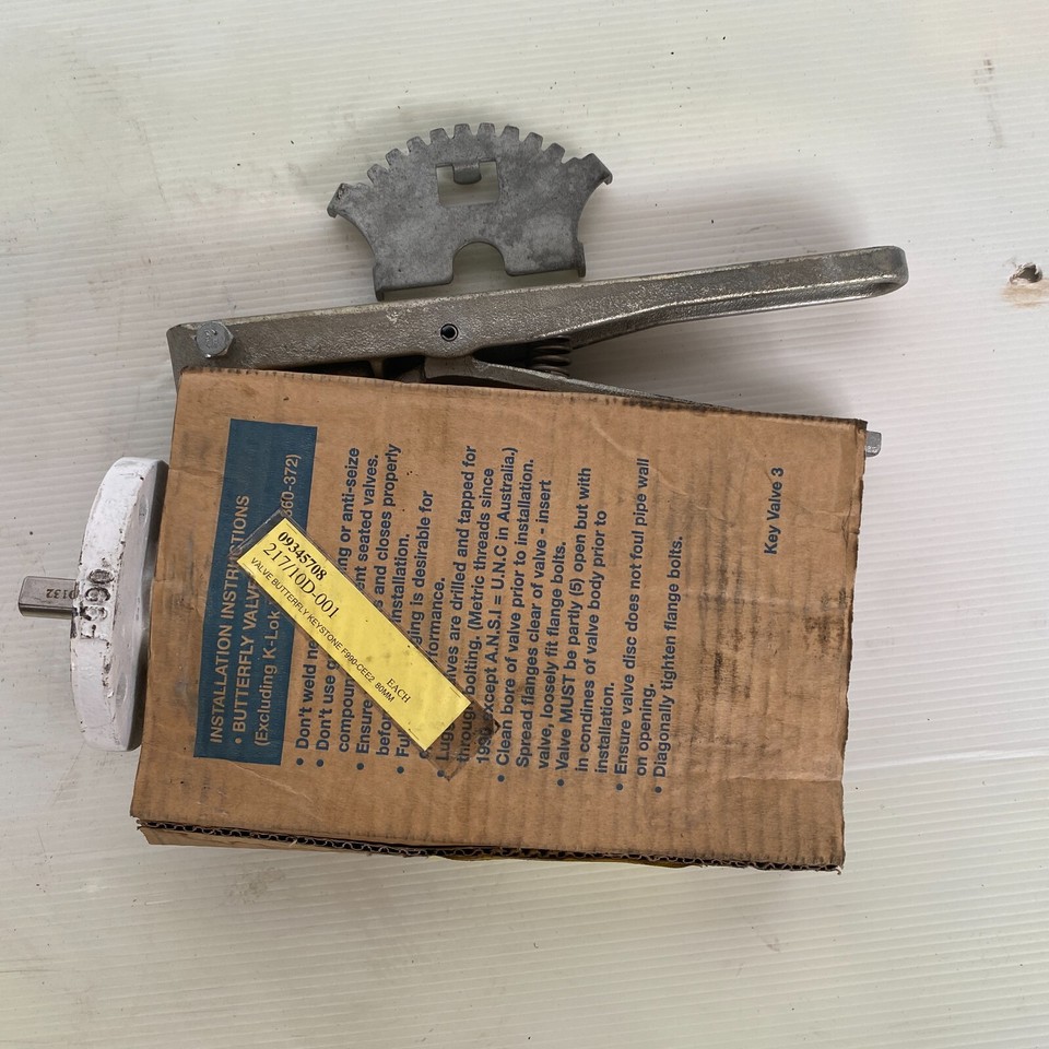 KEYSTONE 3" DN80 F990 CEE2 stainless disc wafer butterfly valve PN ...