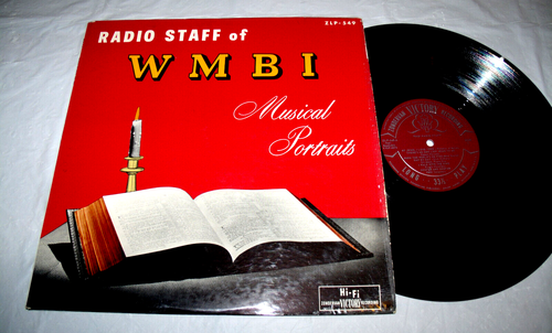 Radio Staff of WMBI Musical Portraits 1958 Zondervan Victory LP ...