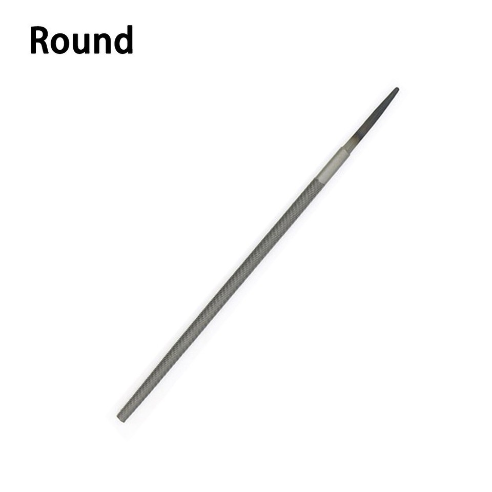 6 Inch150mm Steel Files Without Handle Round Half-Round Triangular ...