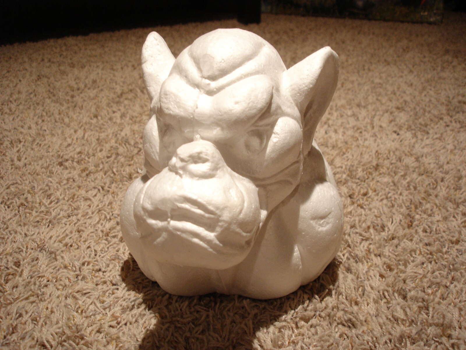 Make it Fun Foam Head Paint your own Gargoyle 8.1" x 6.8" x 7.3 ...