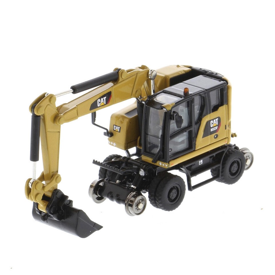 CAT Caterpillar M323F Railroad Excavator 1:87 HO Scale - Diecast ...
