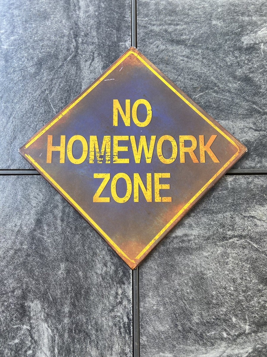 No Homework Sign Free School Staff Only Sign Template To Edit Online