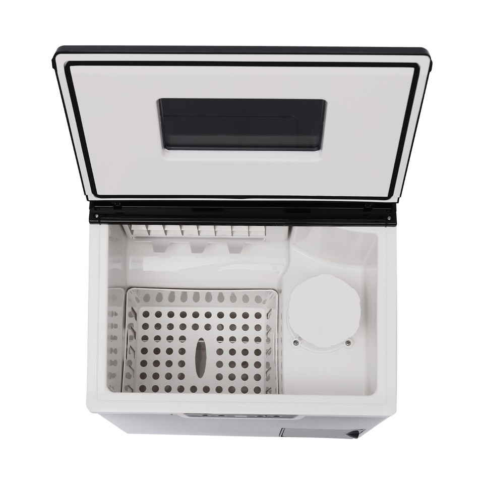 2 in 1 Ice Cube Maker, Smart LCD Crushed Ice & Ice Cube Maker Fast Ice ...