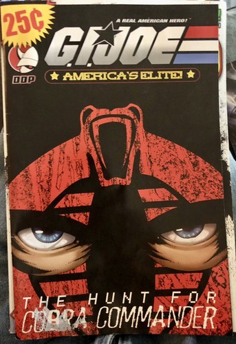 DDP GI JOE Hunt for Cobra Commander Preview 25cent cover | eBay
