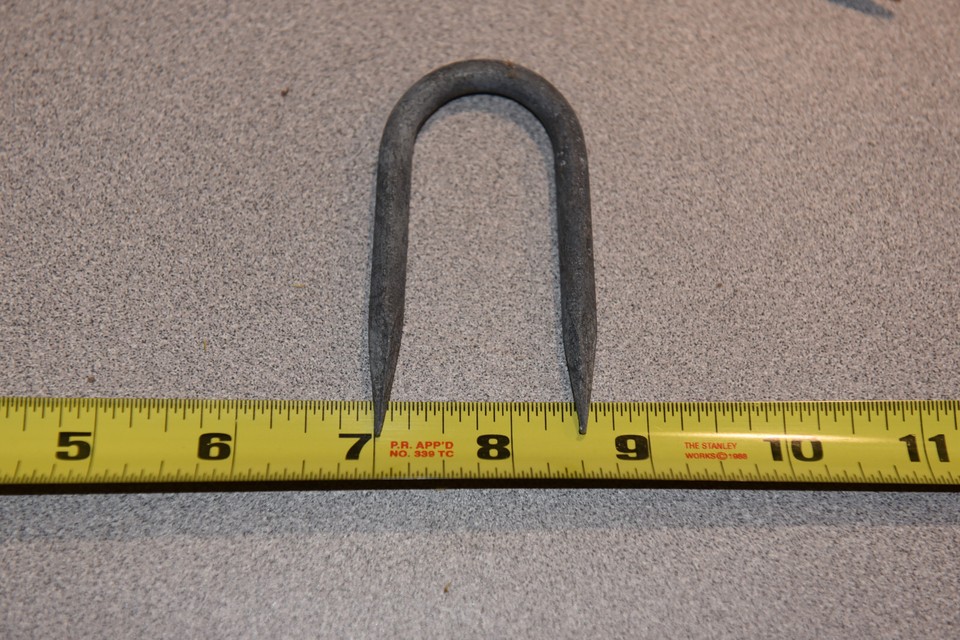 Lot of (50) Electrical Utility Staples, Galvanized Steel - Ground Wire ...