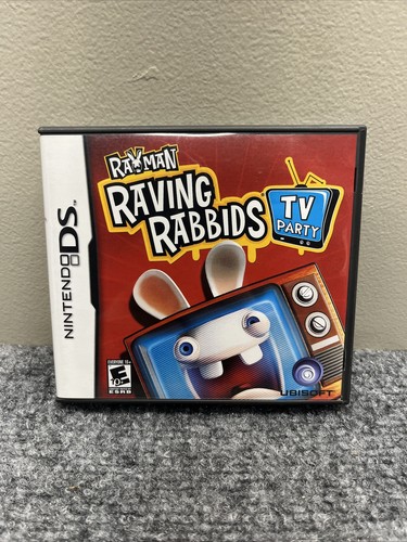 Rayman Raving Rabbids: TV Party (Nintendo DS, 2008) Complete CIB ...