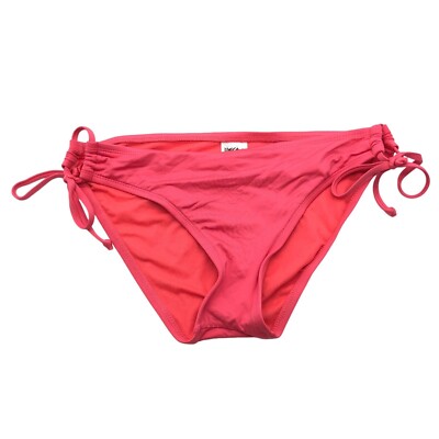 Mossimo Red Bikini Swim Bottom Tie Sides Hipster Brief Red Size M | eBay