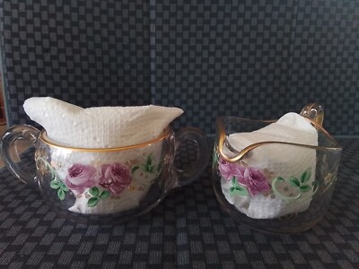 Creamers & Sugar Bowls - Set Floral