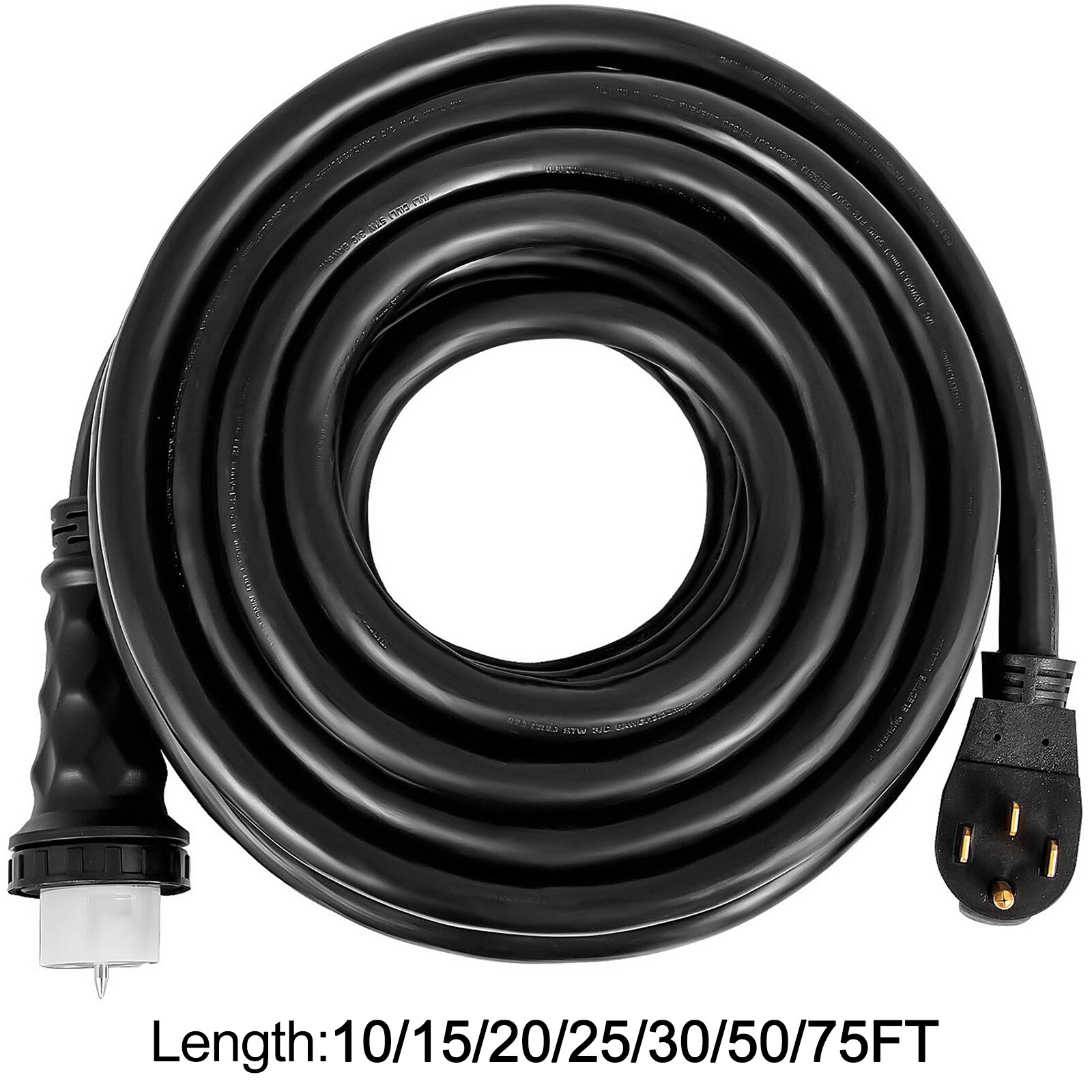 VEVOR 10-75ft Generator Power Cord 50A 14-50P to CS6364 Locking ...