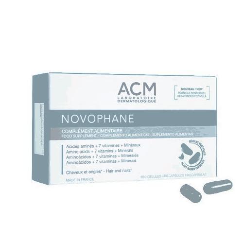 Novophane 180 Caps 3 Month Supply ACM Hair Loss Alopecia Hair and Nails ...
