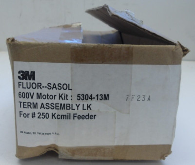 3M CAT NO: 5304-13M 600V MOTOR KIT TERM ASSEMBLY LK 250KCMIL FEEDER | eBay