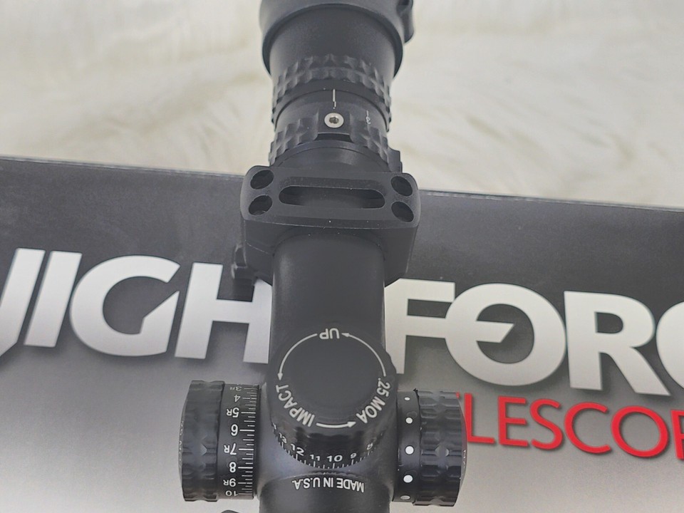 Nightforce NXS 1-4x24 Zero Stop Illuminated Rifle Scope W/ Warne Mount ...