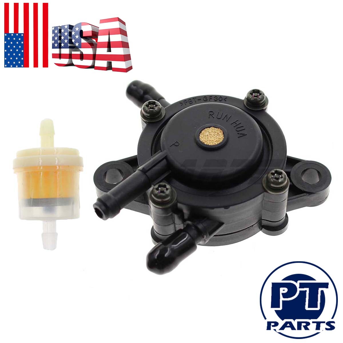 New Fuel Pump with Filter Fit For E-Z-GO# 72873G01 Kohler# 2439304-S ...
