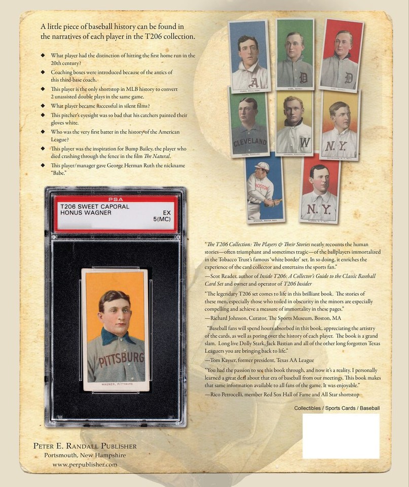 The T206 Collection - The Players & Their Stories (NEW SECOND EDITION ...