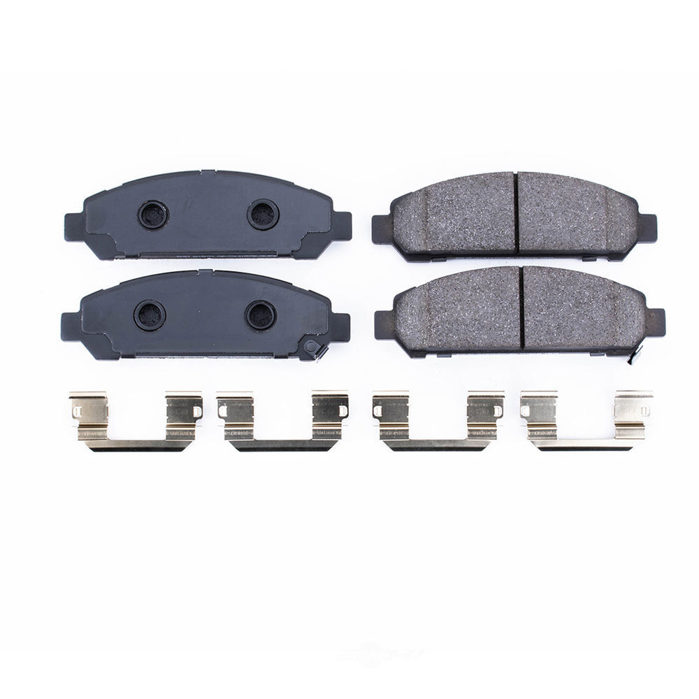 PowerStop 171401 Disc Pads and Brake Shoes - Disc Brake Pad Set, Front ...