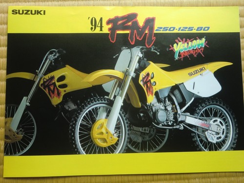 1994 suzuki RM250 RM125 RM80 Brochure from JAPAN 94 | eBay