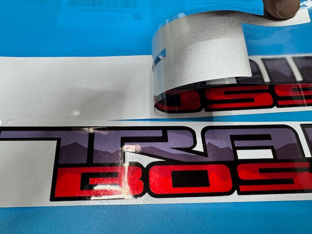 Pair 2019-2021 Trail Boss Decals Stickers Silverado Bed Side 1500 2500 ...