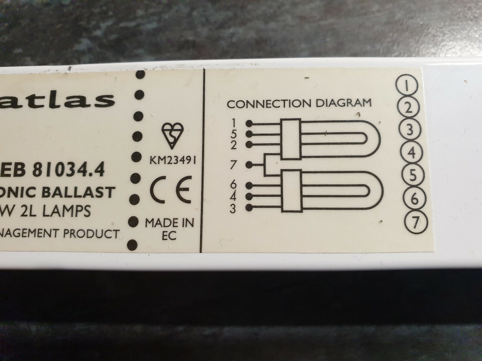 ATLAS 2 X 40 PL LAMP BALLAST, REF:2.40 SEB 81034.4 BALLAST | eBay UK