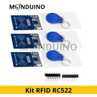 Kit RFID RC522 Lecteur, Puce et Carte pour Arduino et Raspberry(A018 ...