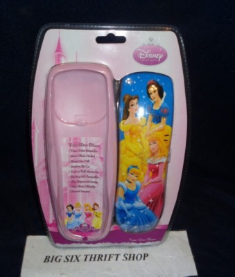 Disney Princess Pink Trim Line Phone Desk or Wall Brand New Factory ...