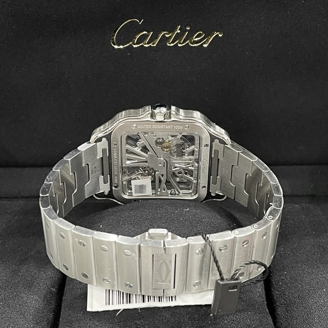 Cartier Santos Clear Men's Watch - WHSA0015 for sale online | eBay