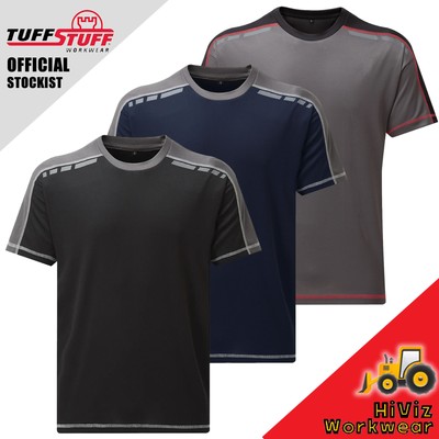 TuffStuff Elite Black Moisture Wicking Breathable Work Mens T-shirt Breathable | eBay