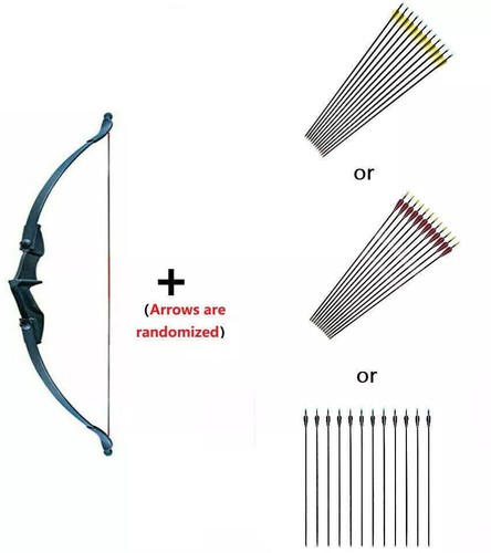 57'' Archery Takedown Double Rest Recurve Bow Arrow Sets for Beginner ...