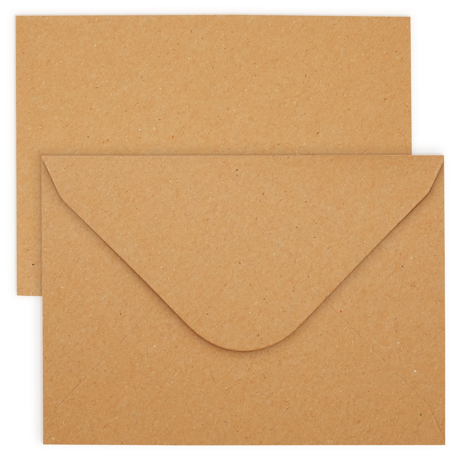 Kraft Paper Invitation Envelopes 4x6 A6 V-Flap Envelopes, 50 Pack ...
