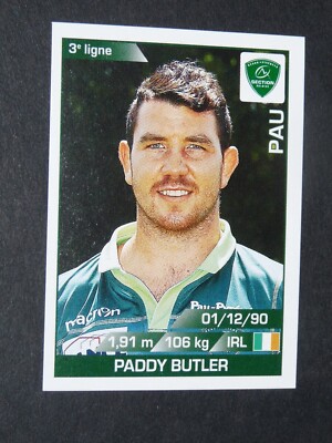 #202 PADDY BUTLER SECTION PALOISE PAU PANINI RUGBY 2015-2016 TOP 14 | eBay