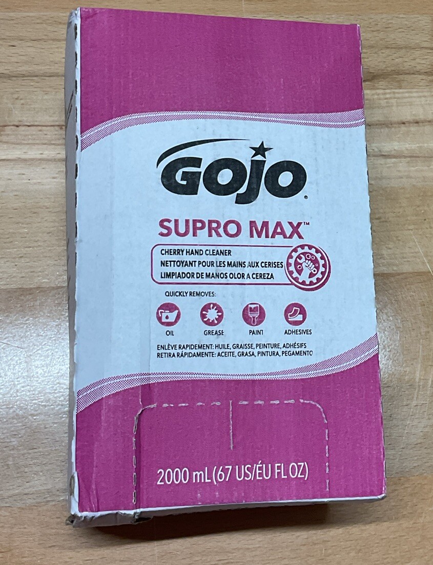 GOJO 728204 SUPRO MAX 2000 mL Refill Cherry Lotion Hand Cleaner ...