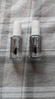 Essie Expressie Quick-Dry Nail Polish #390 Clear .33 fl oz each (2 ...