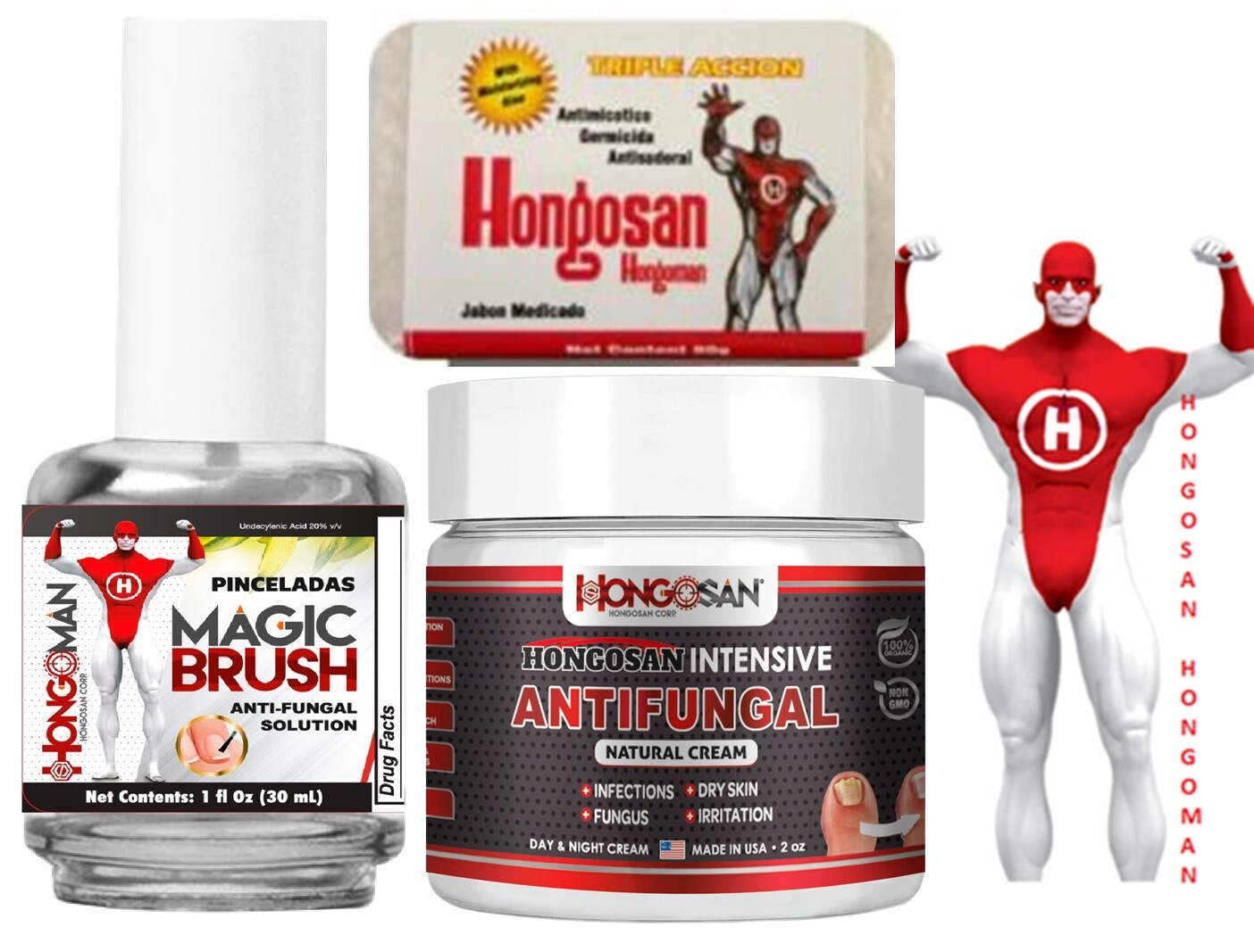 Hongo San Cream, Soap & Drops ORIGINAL Hongosan support nail clear | eBay