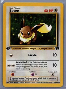 Eevee 2000 Team Rocket #55/82 1st Edition Price Guide - Sports Card ...