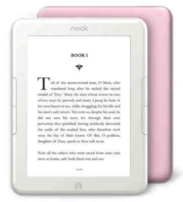 Barnes & Noble NOOK Limited Edition GlowLight 4 - Pearl Pink - BNRV1100 ...