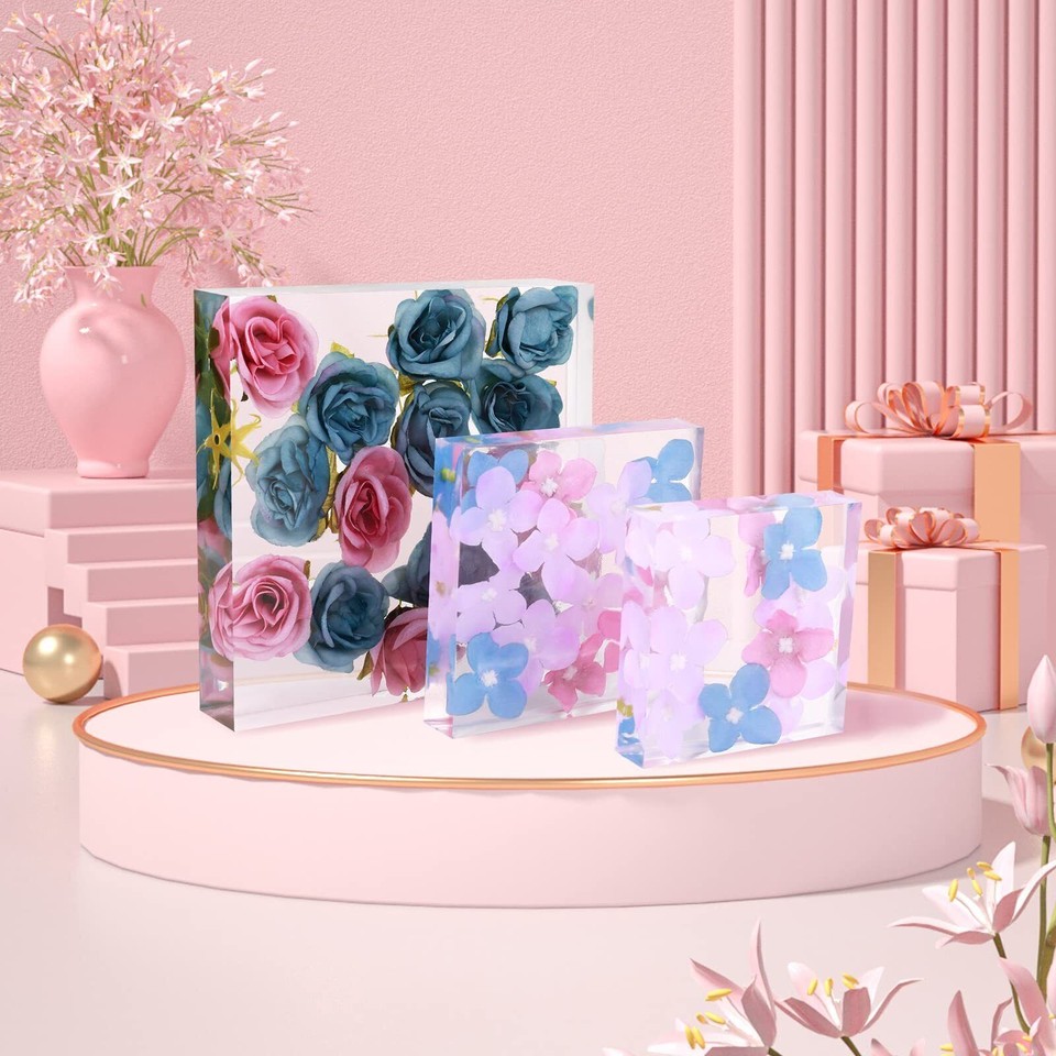 Square Silicone Molds for Resin, Large Resin Mold Glossy Deep Square ...