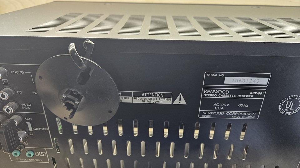 KenWood - Stereo Integrated Amplifier KRX-891 Double Cassette Deck / AM ...
