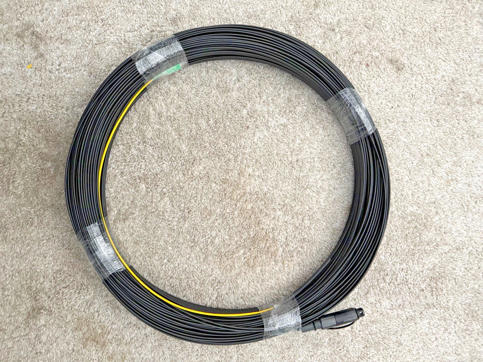 500ft Corning Flat Fiber Optic Drop Cable - 434401EB4R3500F F1 SCAOPT ...