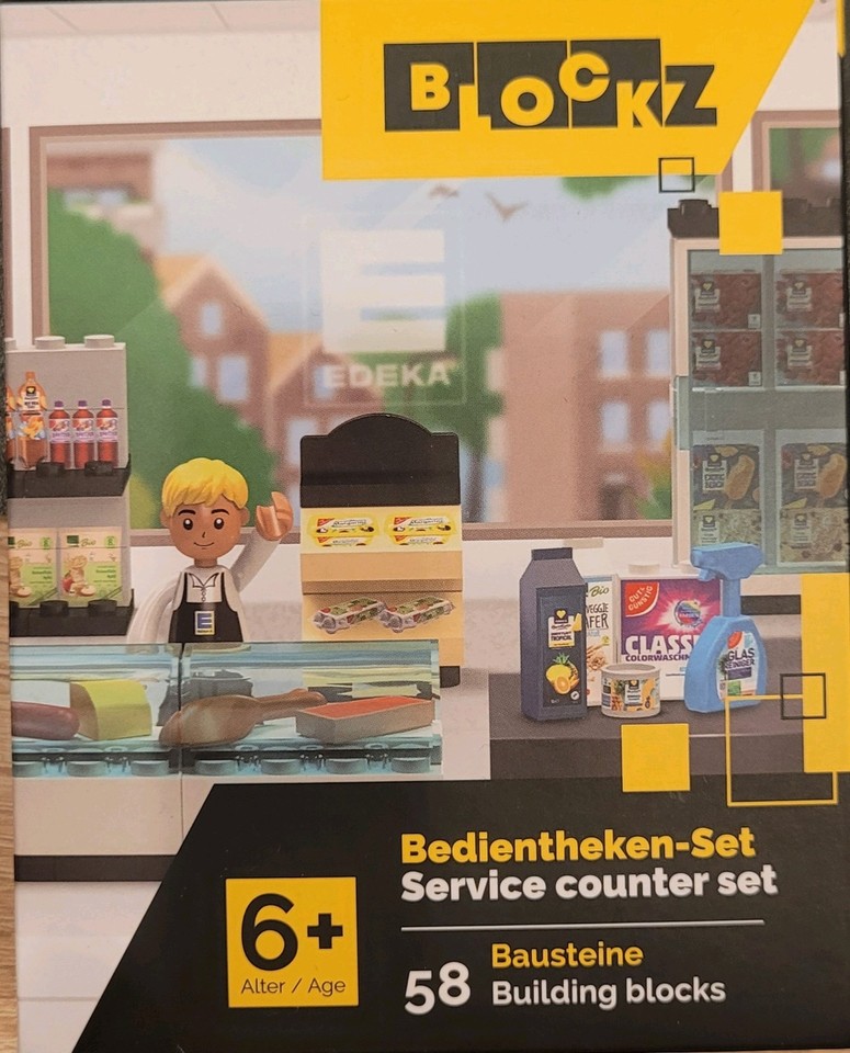 BLOCKZ® Edeka Komplett-Set - Klemmbausteine - NEU & OVP im Wert von 90 ...