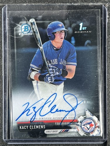 Clemens, Kacy - 2017 Bowman Chrome Draft - Autograph - INV9 | eBay