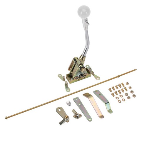 Speedway/Lokar 8in Single Bend Muscle Shifter, TH350/TH400, White | eBay