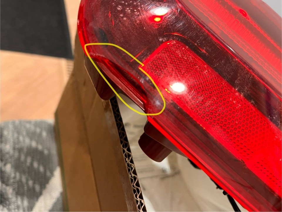 Used/broken Right Passenger LED Tail Light For 2020-2022 Kia Telluride ...